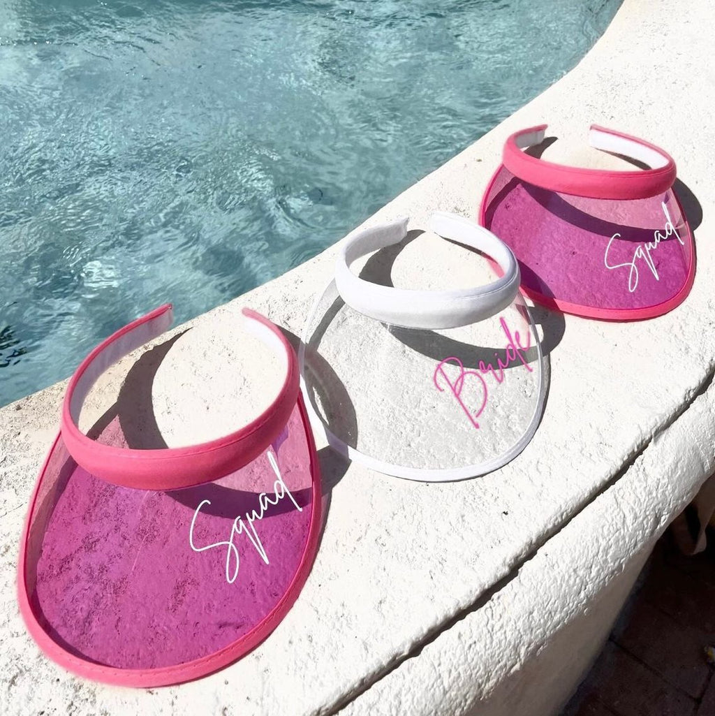 Custom Personalised Party Visor Hats – Unique Designs for Any Occasion ...